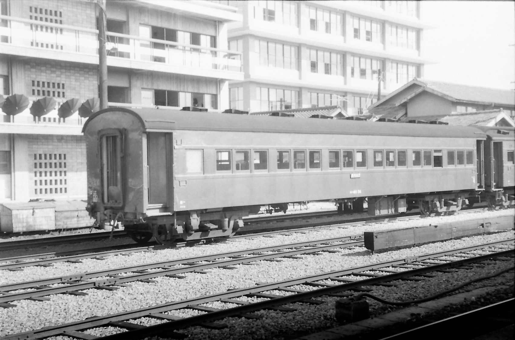 096 オハ60 56 福フチ 1961-10-7 京都駅 | DRFC-OB デジタル青信号